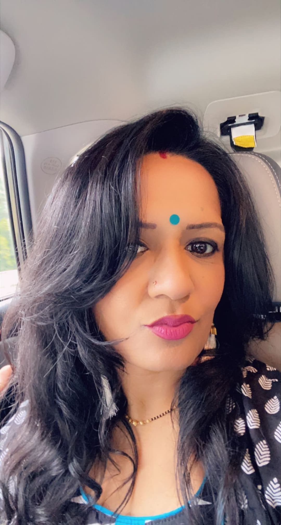 7 Round Multicolored Diamond Studded Forehead Bindis Self - Etsy