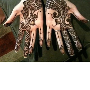 Red Henna Cone - Etsy