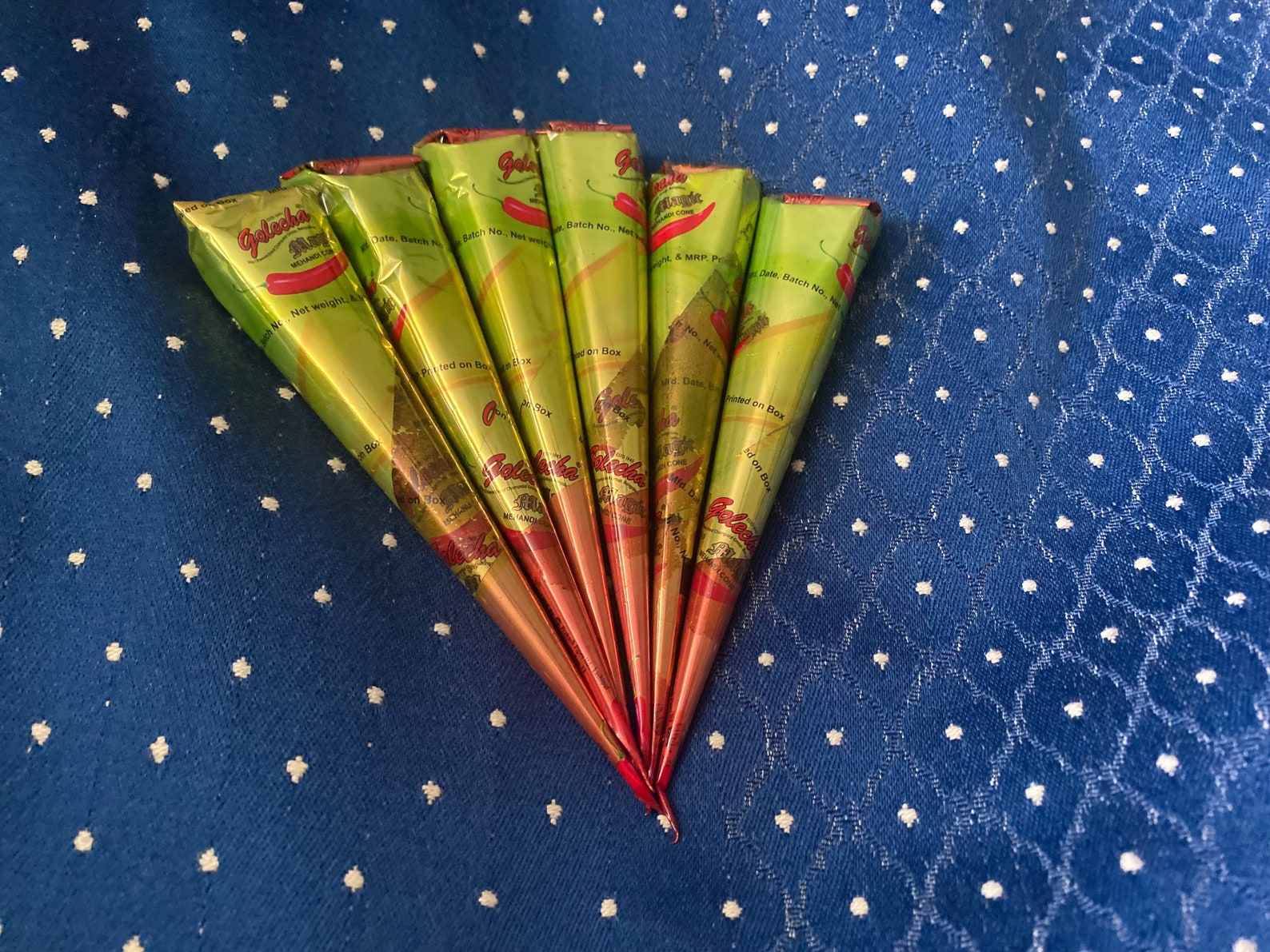 6 Red Henna Paste Cones Temporary Tattoo Ink - Etsy Canada