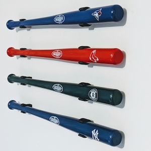Baseball Mini Bat Wall Hanger Brackets (set of 4) - Etsy