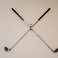Golf Club x Cross Design Wall Mount Bracket qty. 2 - Etsy