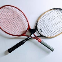 Modern Easy Stick-on Tennis Racket Hanger, Tennis Ball Shape Wall Hook ...