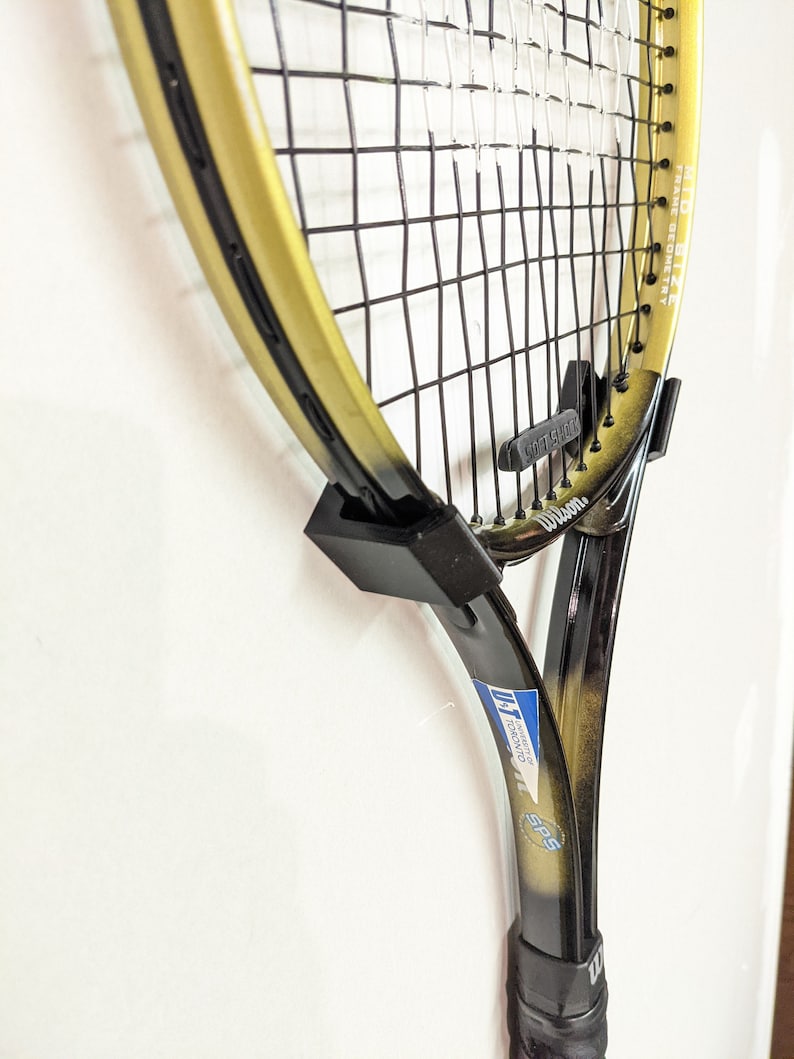 Single Tennis Racket Wall Mount - Etsy