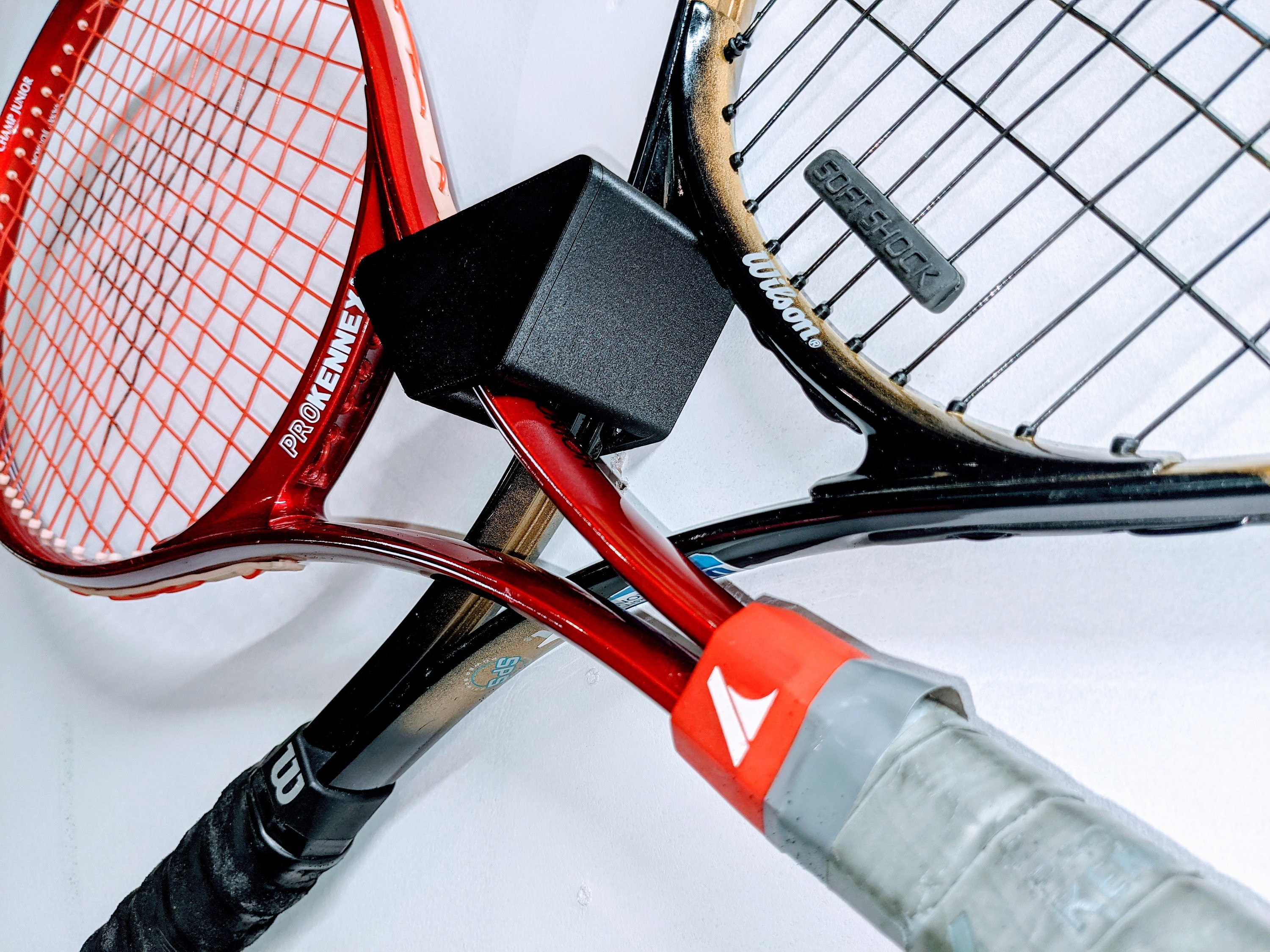 Real Crossed Tennis Rackets