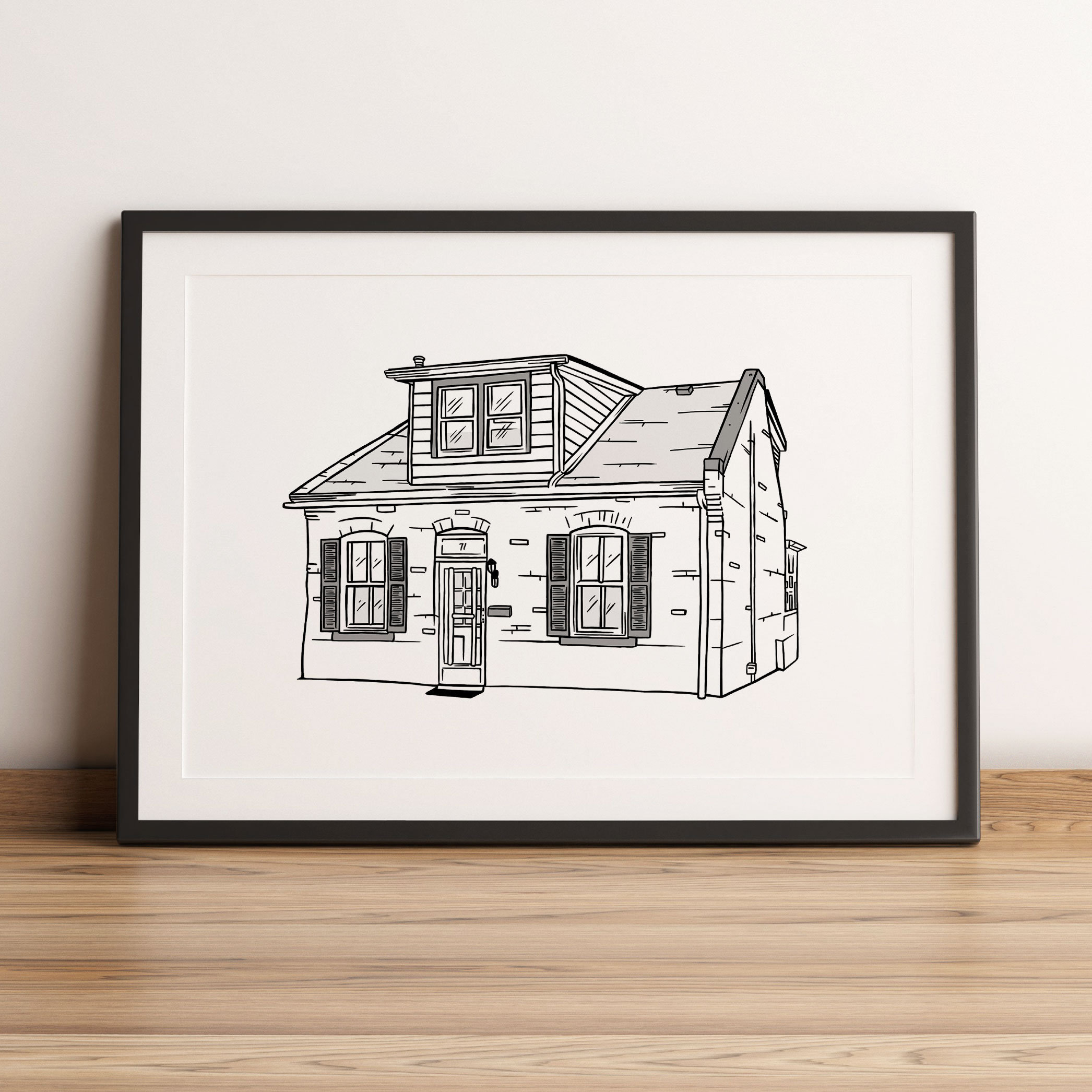 Custom House Portrait Housewarming Gift First Home Gift Home ...