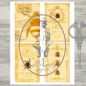 Bee Junk Journal,bee Printable Ephemera,junk Journal Ephemera,beekeeper ...