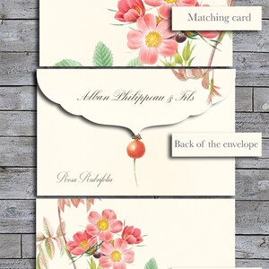 Rose Junk Journal Digital Envelopes Rose Envelopes Printable Red Rose ...