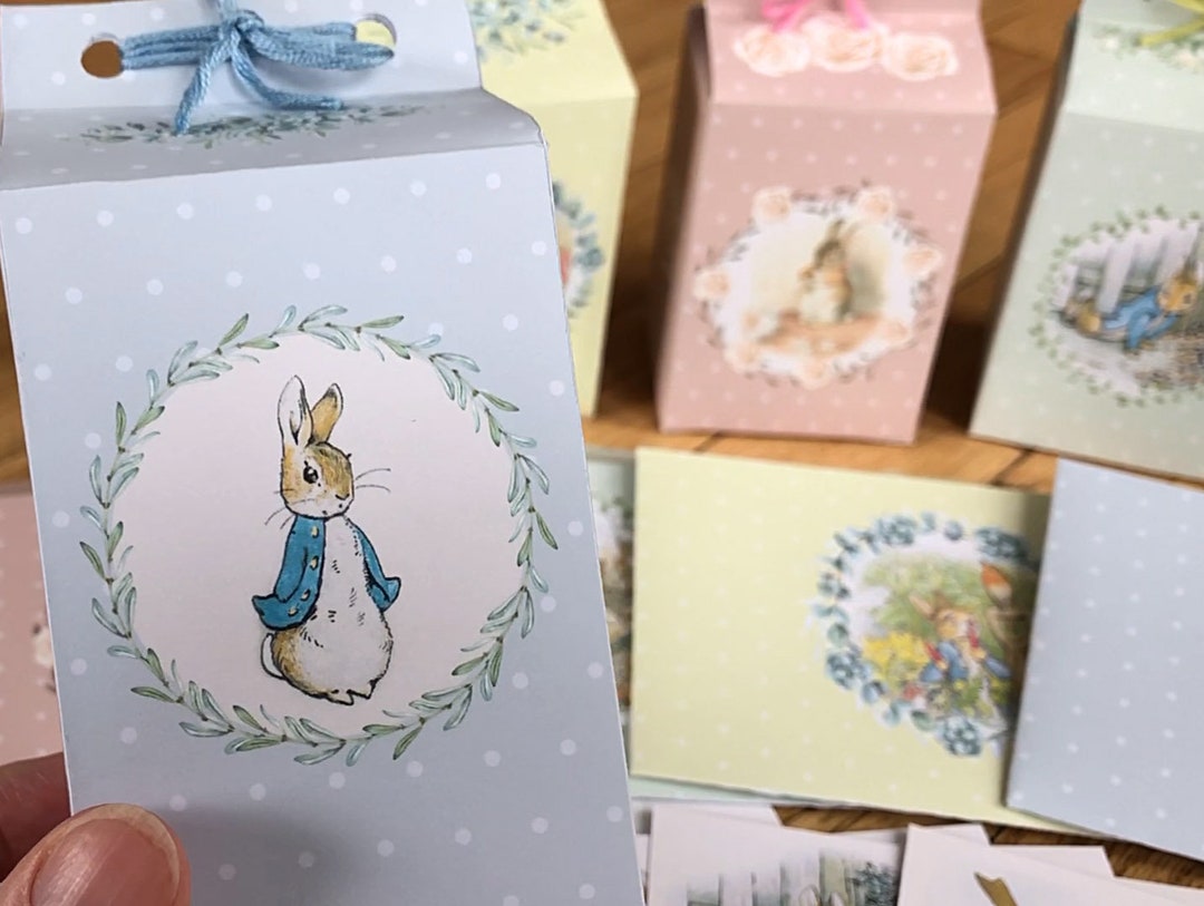Peter Rabbit Candy Boxes Easter Peter Rabbit Paper Box Junk Journal ...