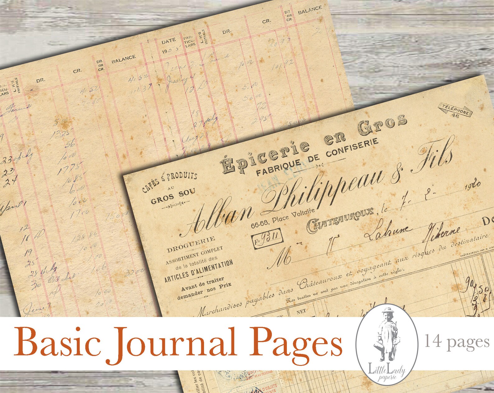 Basic Junk Journal Pages, Vintage Ephemera (digital Download) - Etsy