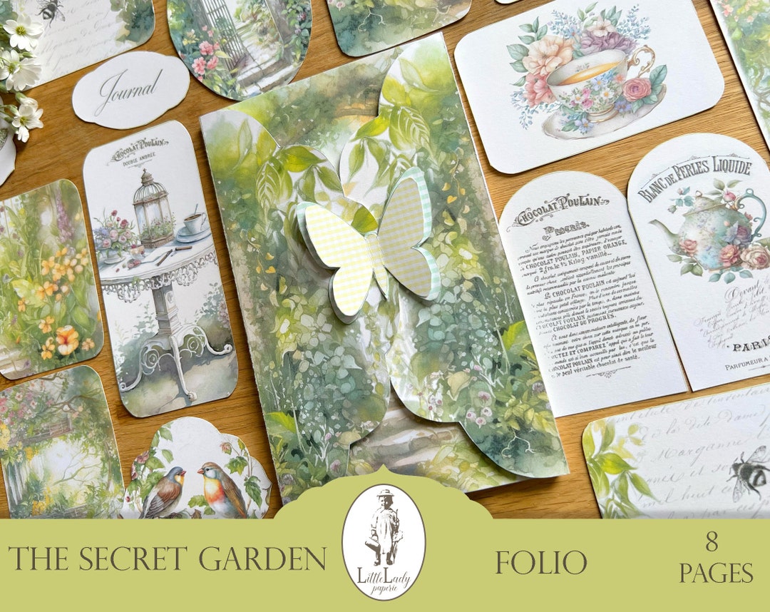 Victorian Secret Garden Junk Journal Digital Folio Junk Journal ...
