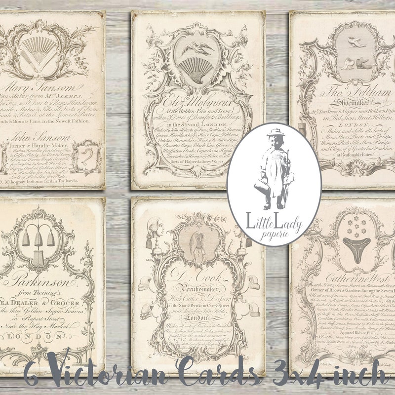 Victorian Ephemera - Etsy