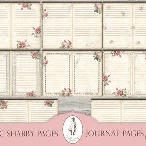 Basic Shabby Junk Journal Pages Basic Victorianshabby Lined Junk ...