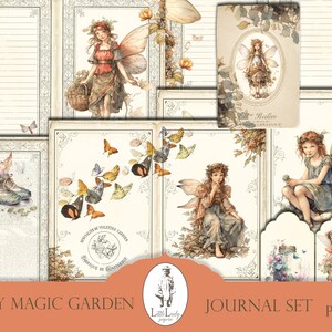 Fairy Garden Junk Journal Kit, Magic Ephemera (digital Set) - Etsy