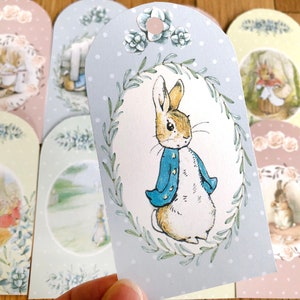Peter Rabbit Easter Tag Junk Journal Digital Peter Rabbit Easter Gift ...