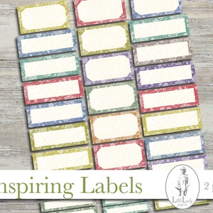 Digital Inspiration Words Labels Junk Journal Digital Words Labels ...