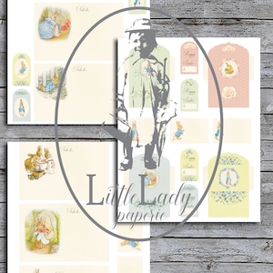 Peter Rabbit Candy Boxes Easter Peter Rabbit Paper Box Junk Journal ...