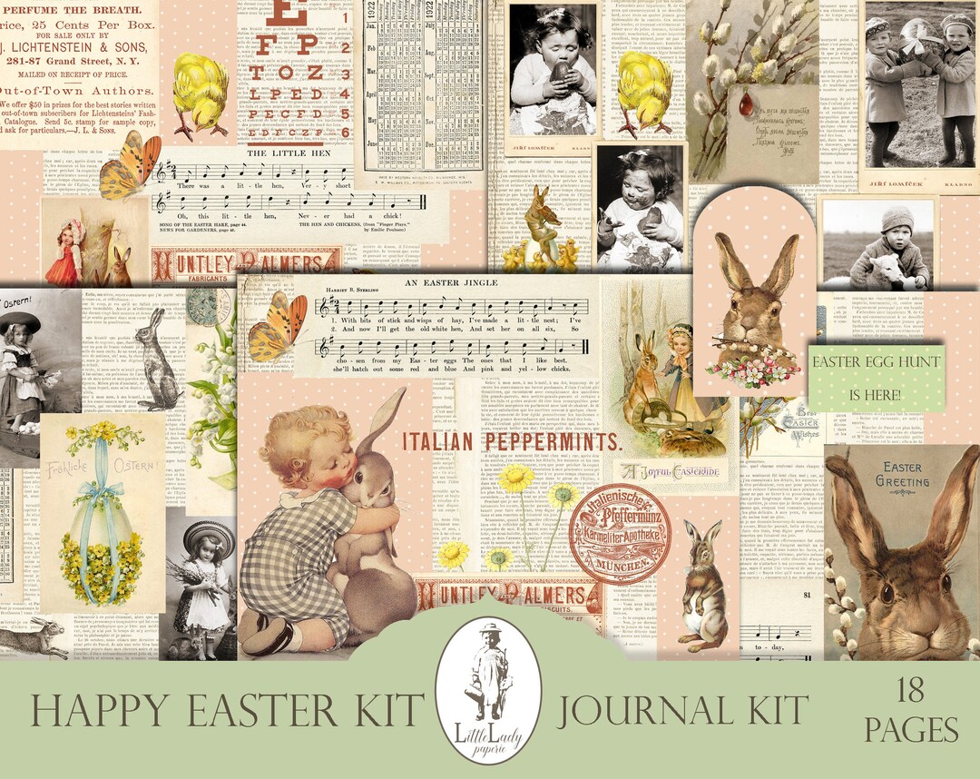 Easter Junk Journal Digital Easter Spring Junk Journal Easter Crafting ...