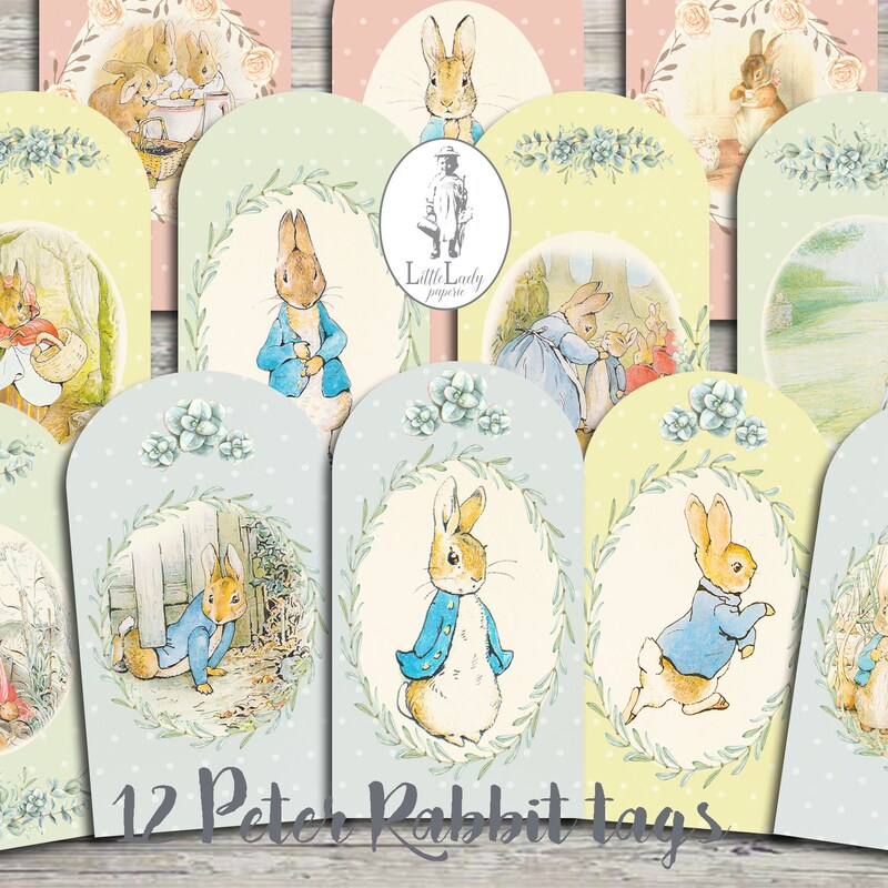Peter Rabbit Tags - Etsy