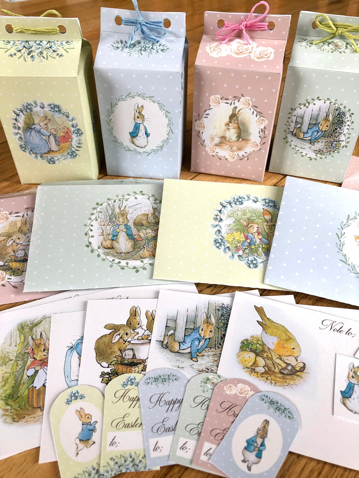 Peter Rabbit Candy Boxes Easter Peter Rabbit Paper Box Junk Journal ...