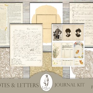 Hand Written Letter Junk Journal Digital Letter Correspondence French ...