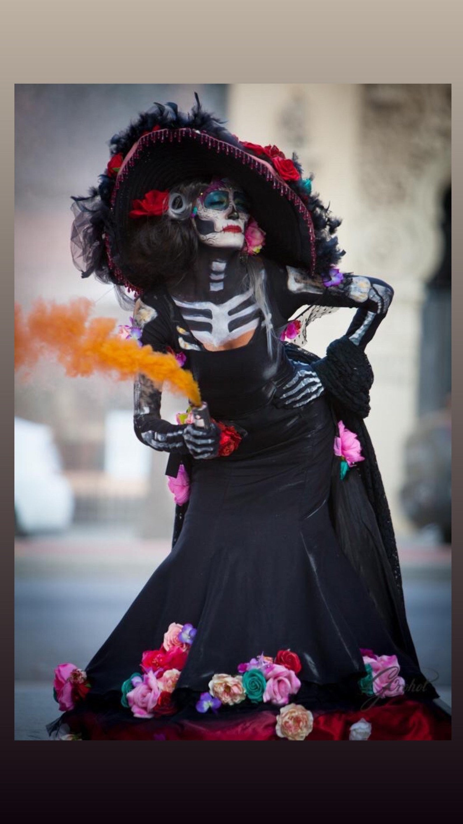 Custom Catrina Hat - Etsy