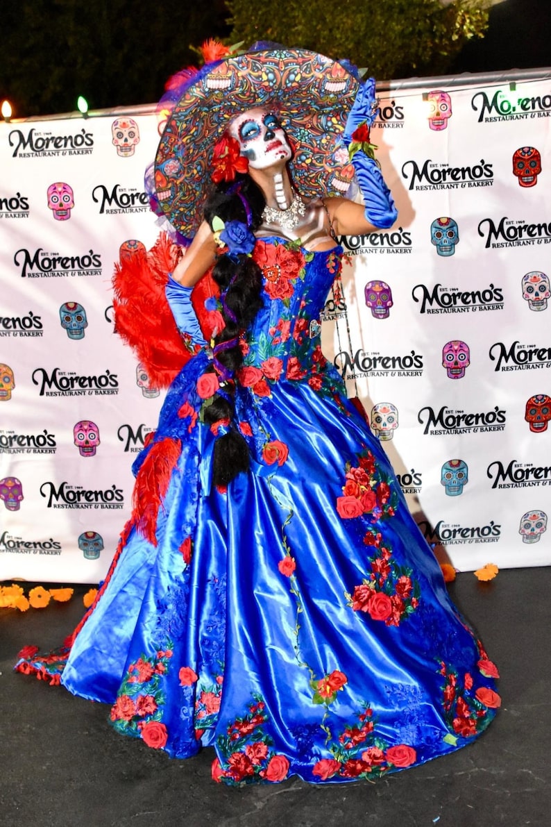 La ROSA Gown —made to Order Catrina Dress , Quince or Theme Weddings - Etsy