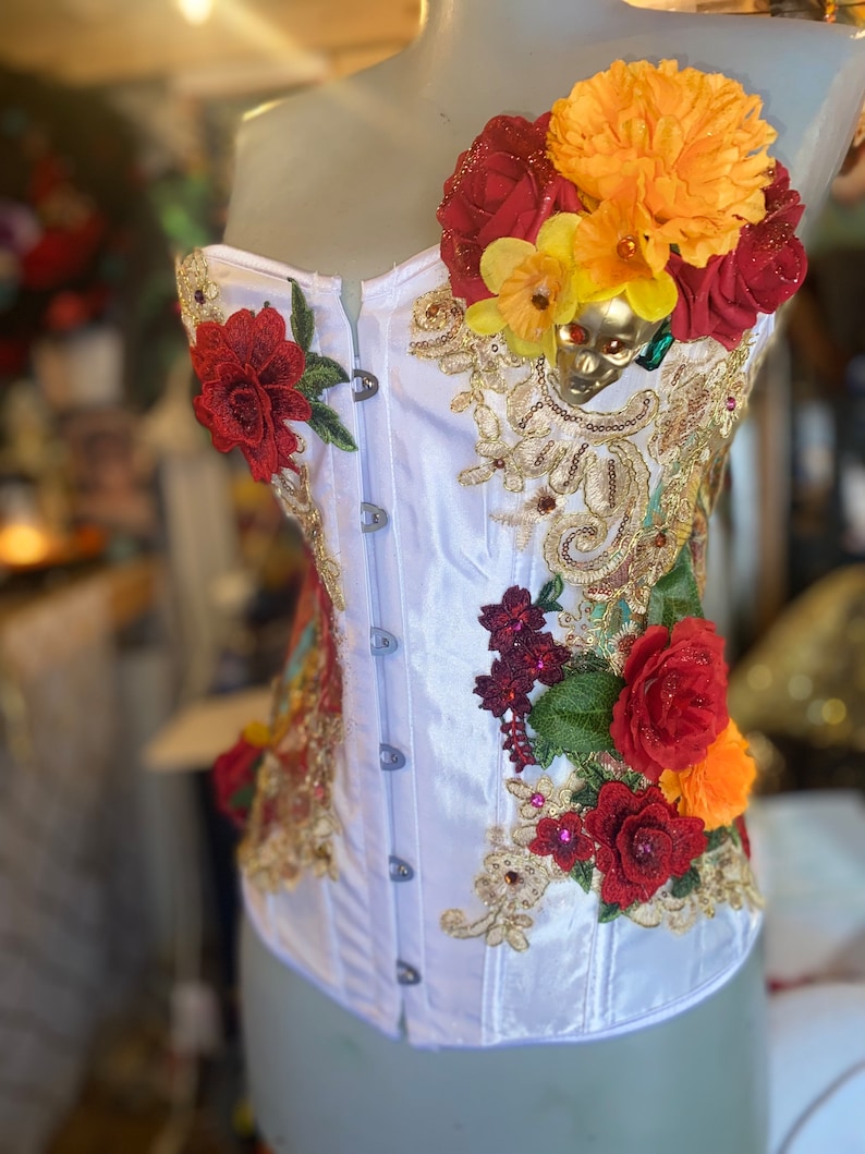 Dia De Los Muertos Corset Made to Order Last Day to Order October 10 ...