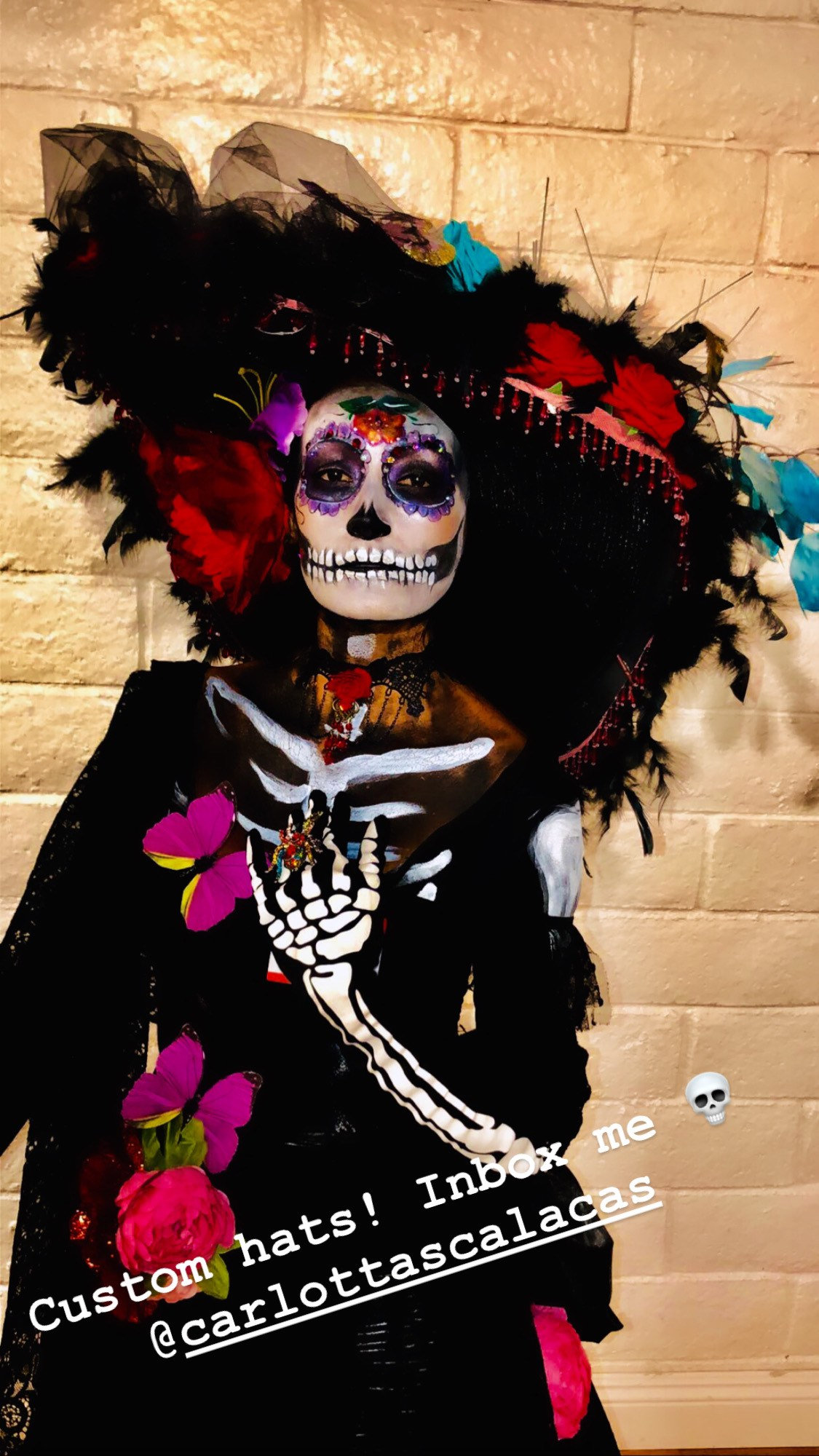 Custom Catrina Hat - Etsy