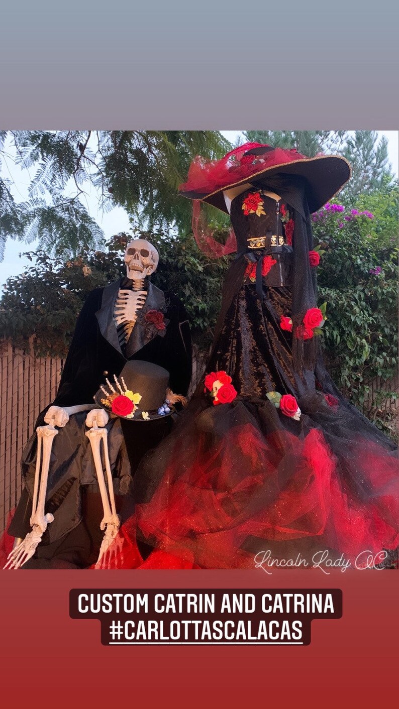 Custom Catrina and Catrin Costume Couple Costume Starting at 888.00 - Etsy