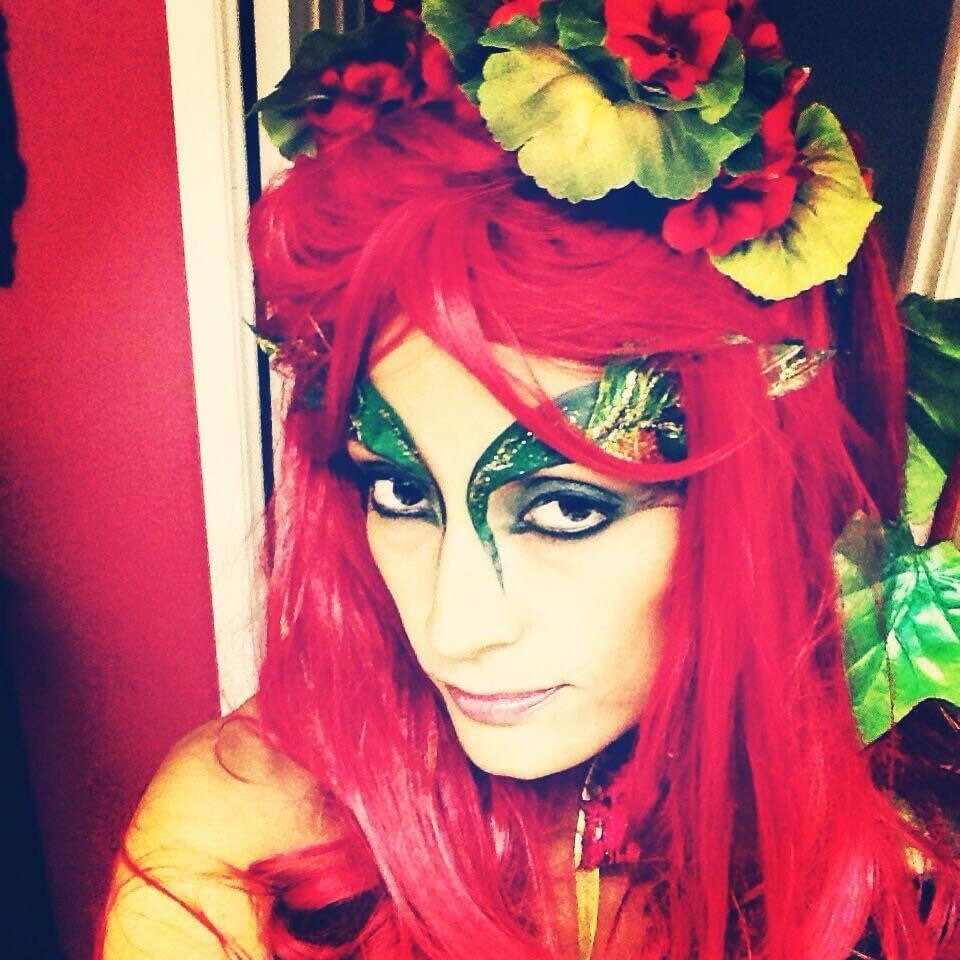 COMPLETE Custom Made Poison Ivy Costume Includes Shipping, Eye ...