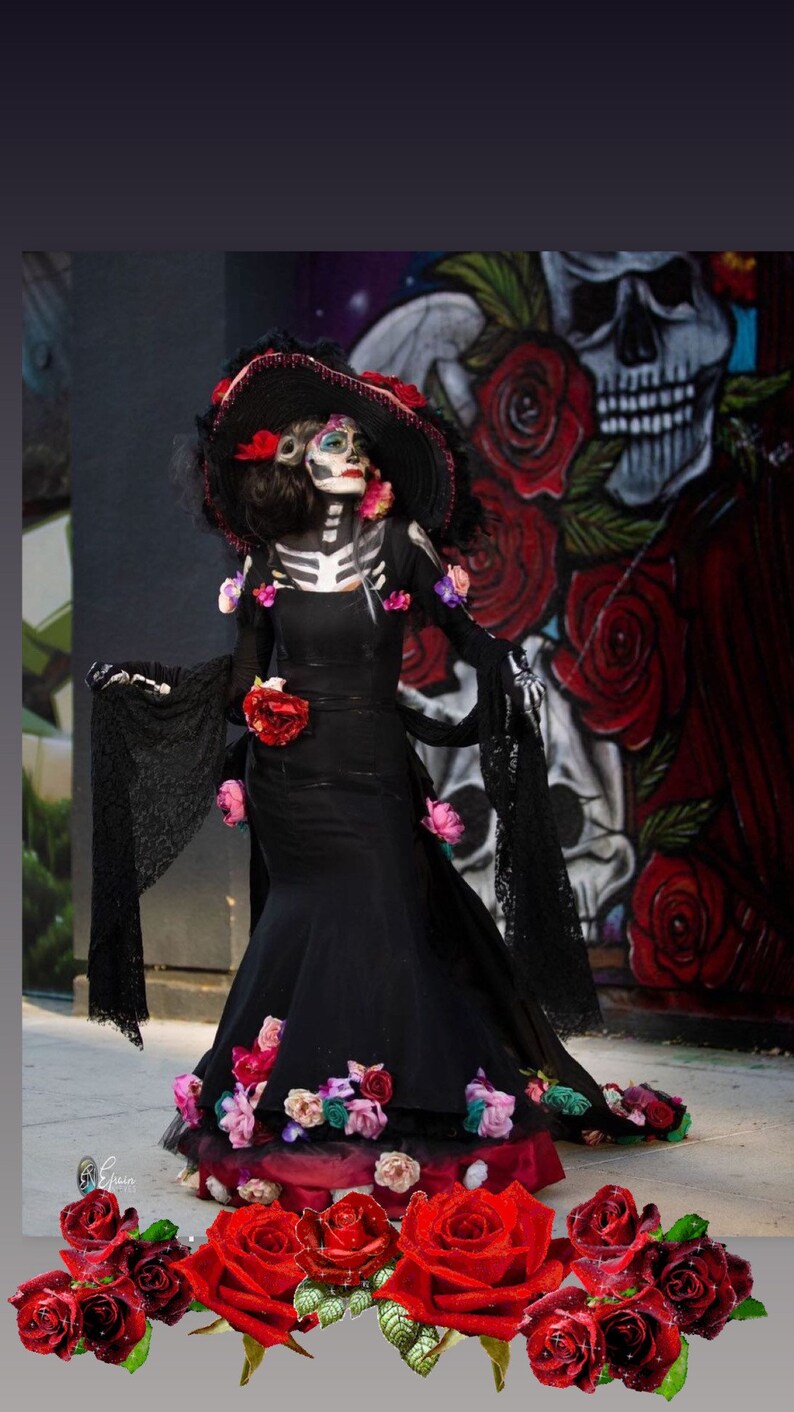 Custom Catrina Hat - Etsy