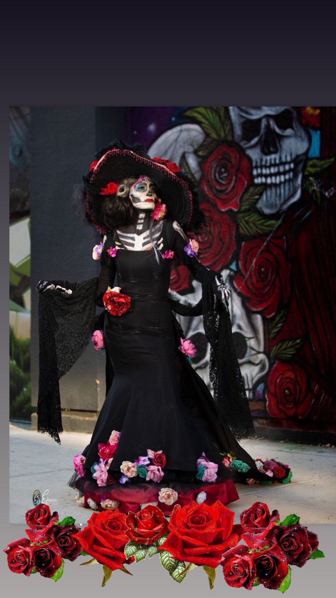 Custom Catrina Hat - Etsy