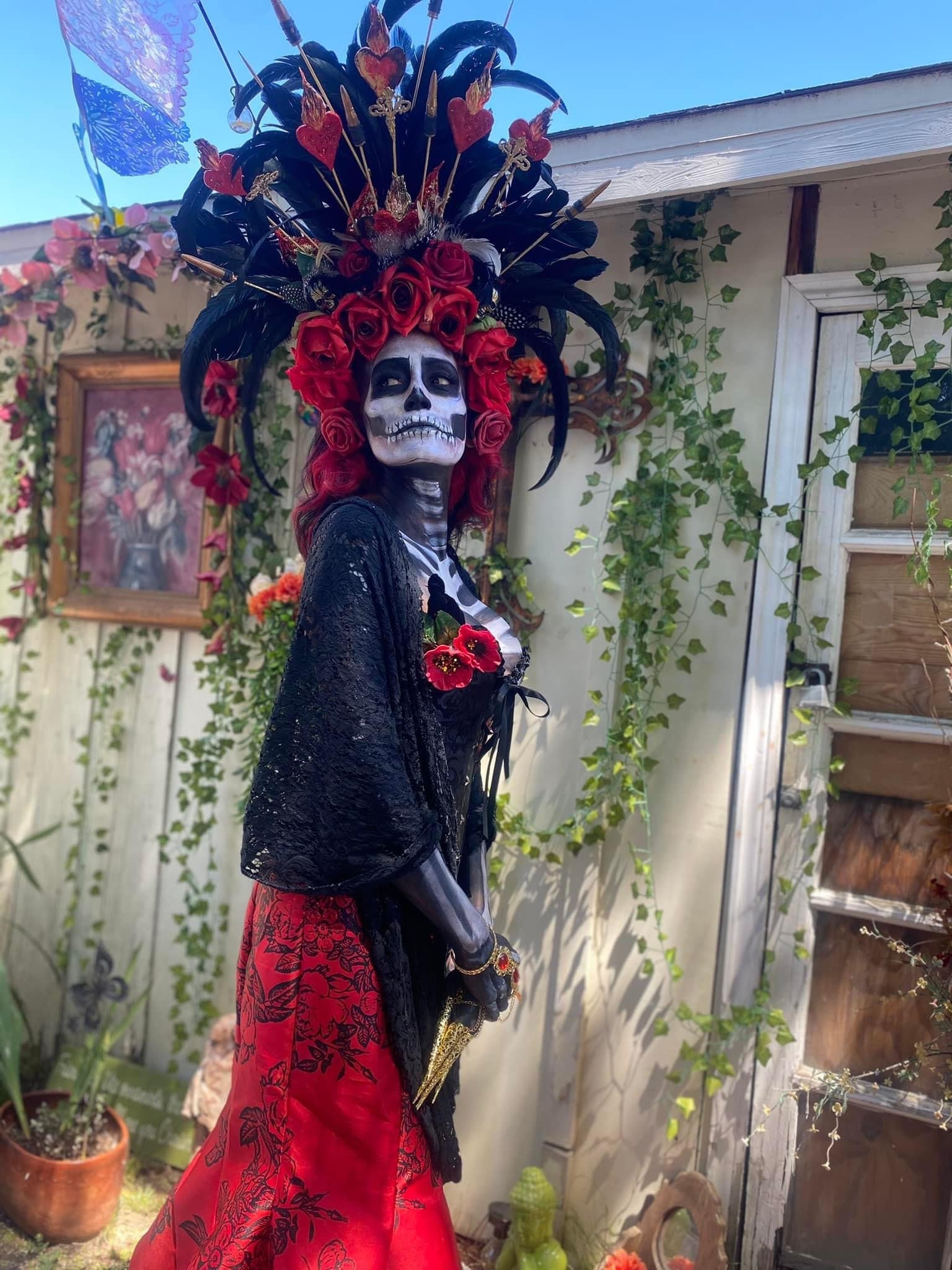 Made to Order Dia De Los Muertos Catrina Corset Free Ship! S, M, L, XL ...