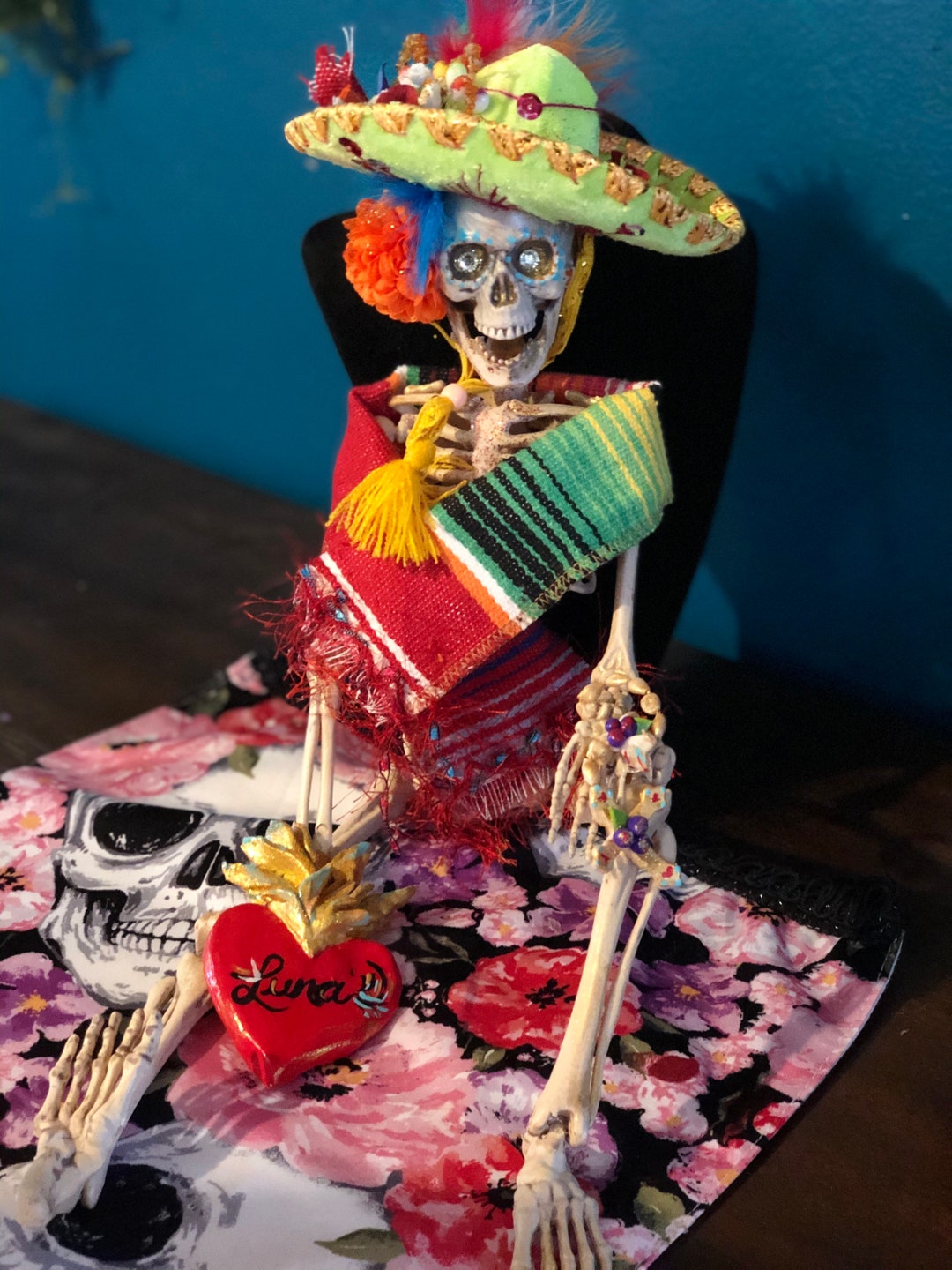 Fiesta Catrina Lola and Sacred Heart PACKAGE - Etsy