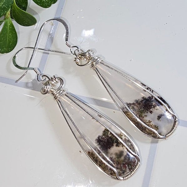 Moss Green Earrings - Etsy