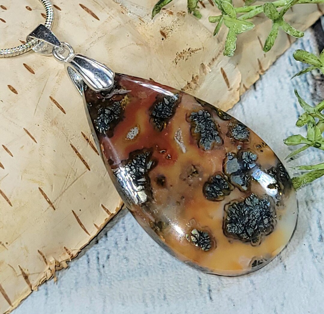 Handmade Pear Red Marcasite .925 Sterling Silver Pendant - Etsy