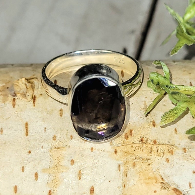 Iolite Ring - Etsy