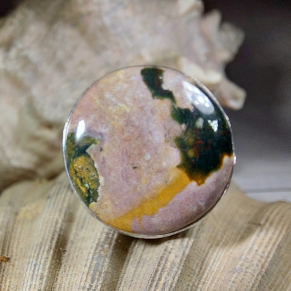 Jasper Ring - Etsy