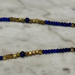 Deep Blue Lapis Necklace - Etsy
