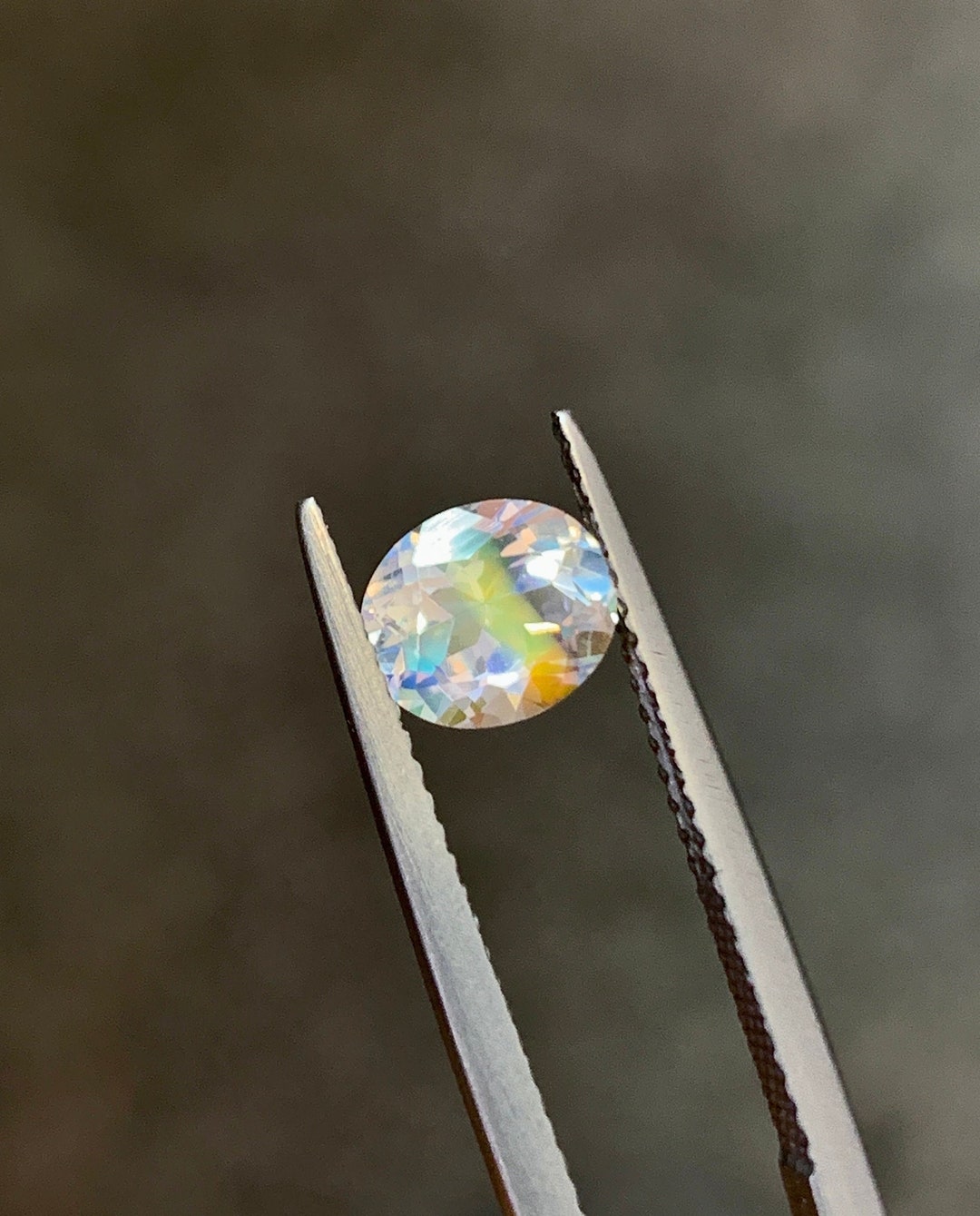 Natural Rainbow Moonstone Oval Shape Multi Color Fire From Madagascar ...