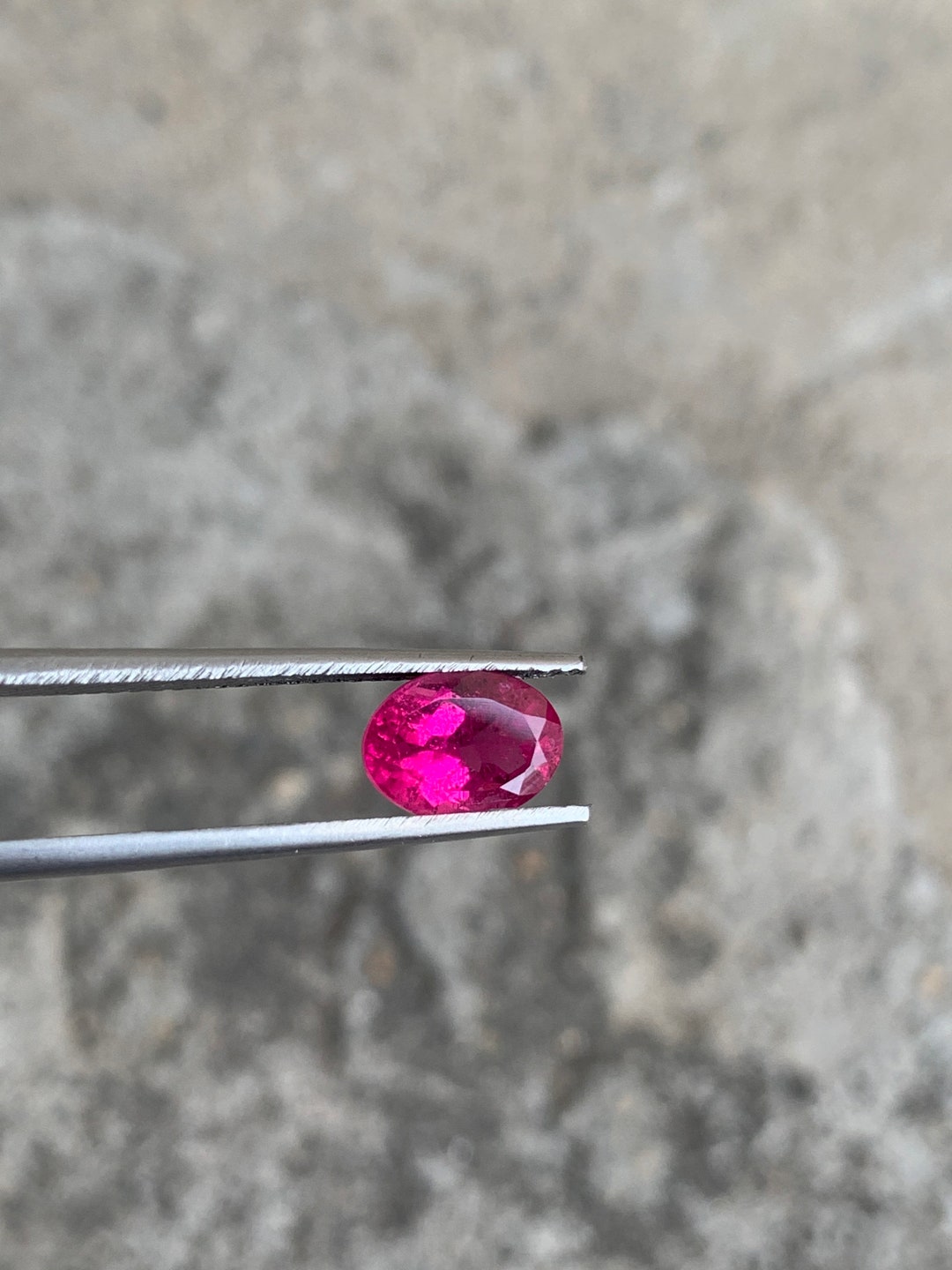 Natural Rubellite Tourmaline in Oval Shape , Loose Cut Stone ...