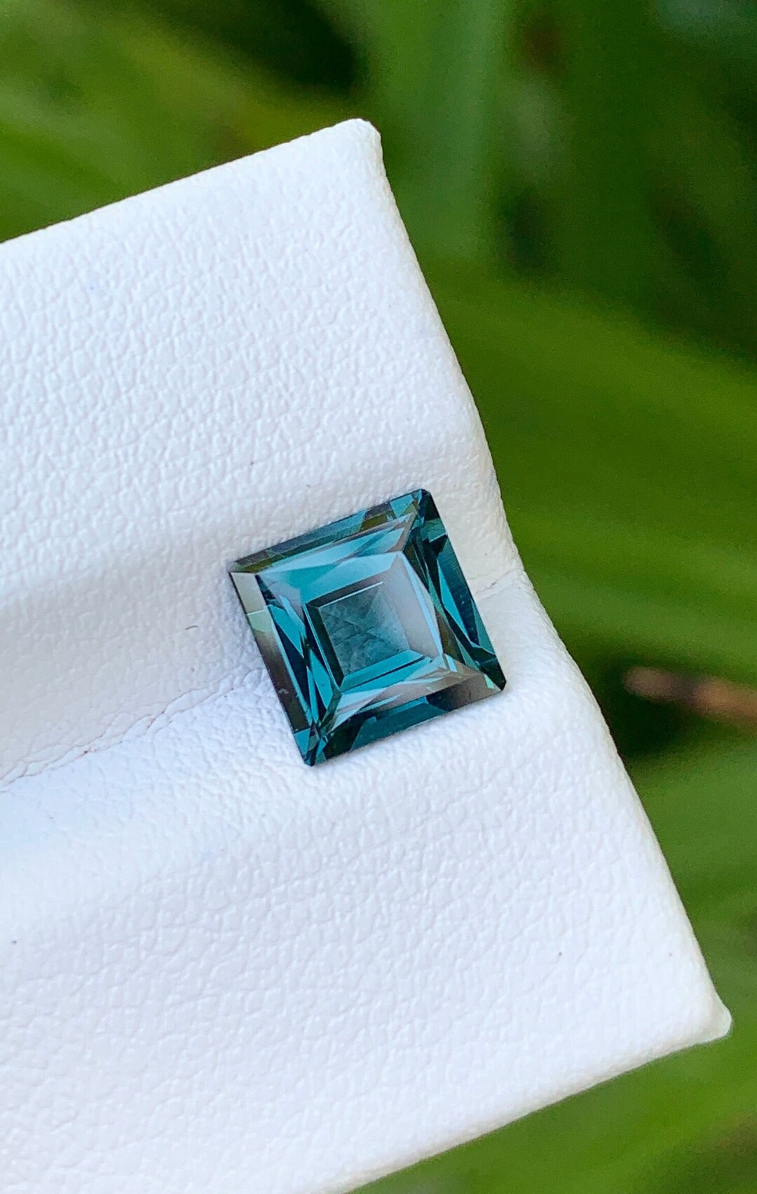 Natural Blue Spinel Square ( Princess Cut ) From Burma 2.02 Cts ...