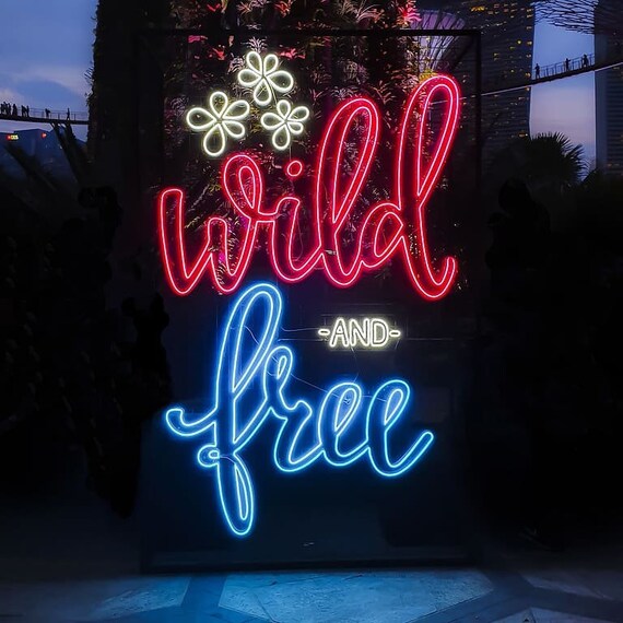 Custom Event LED Neon Sign // LED Neon wall art decor Sign | Etsy