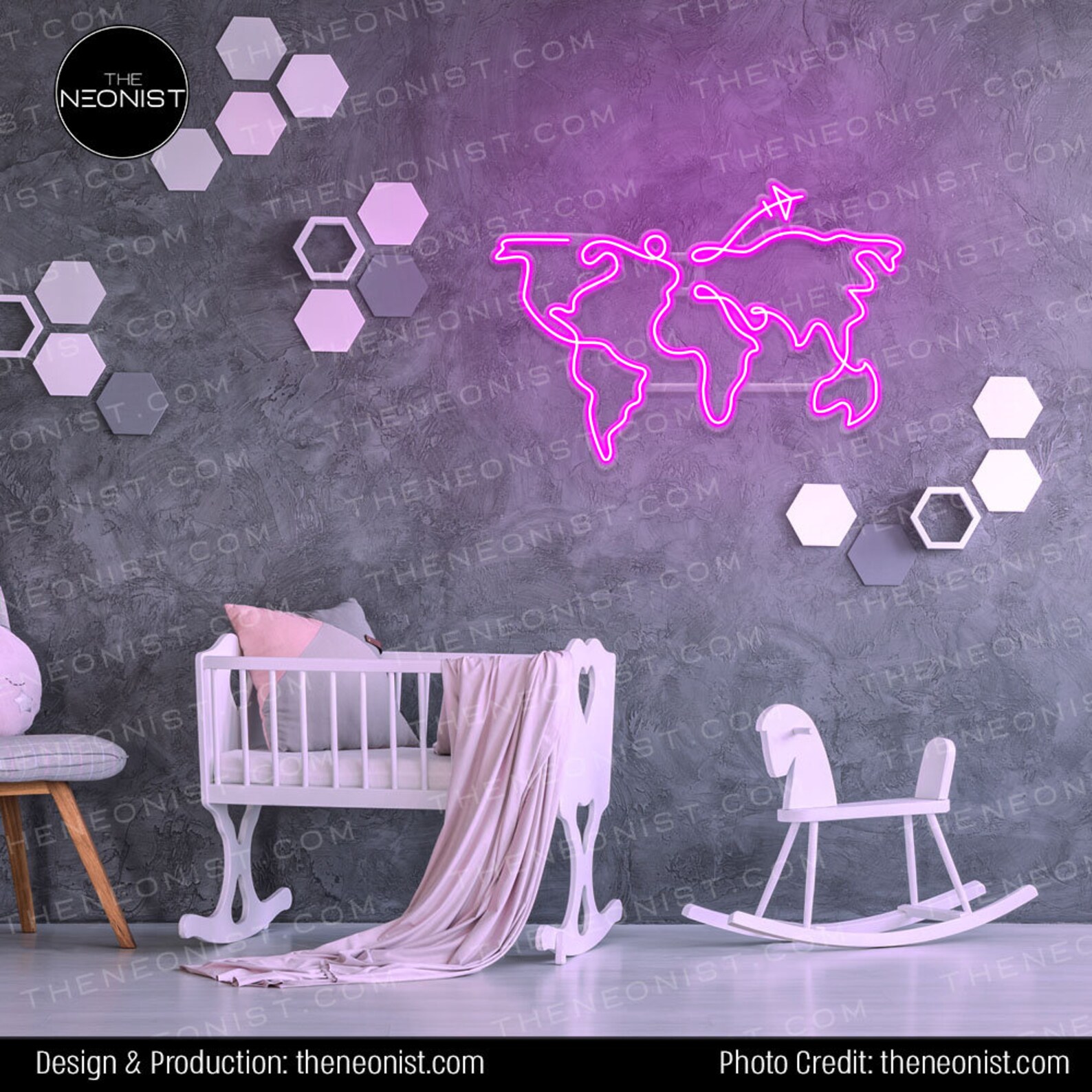 World Map LED Neon Sign Wall Decor for Shop Decor Living Room - Etsy