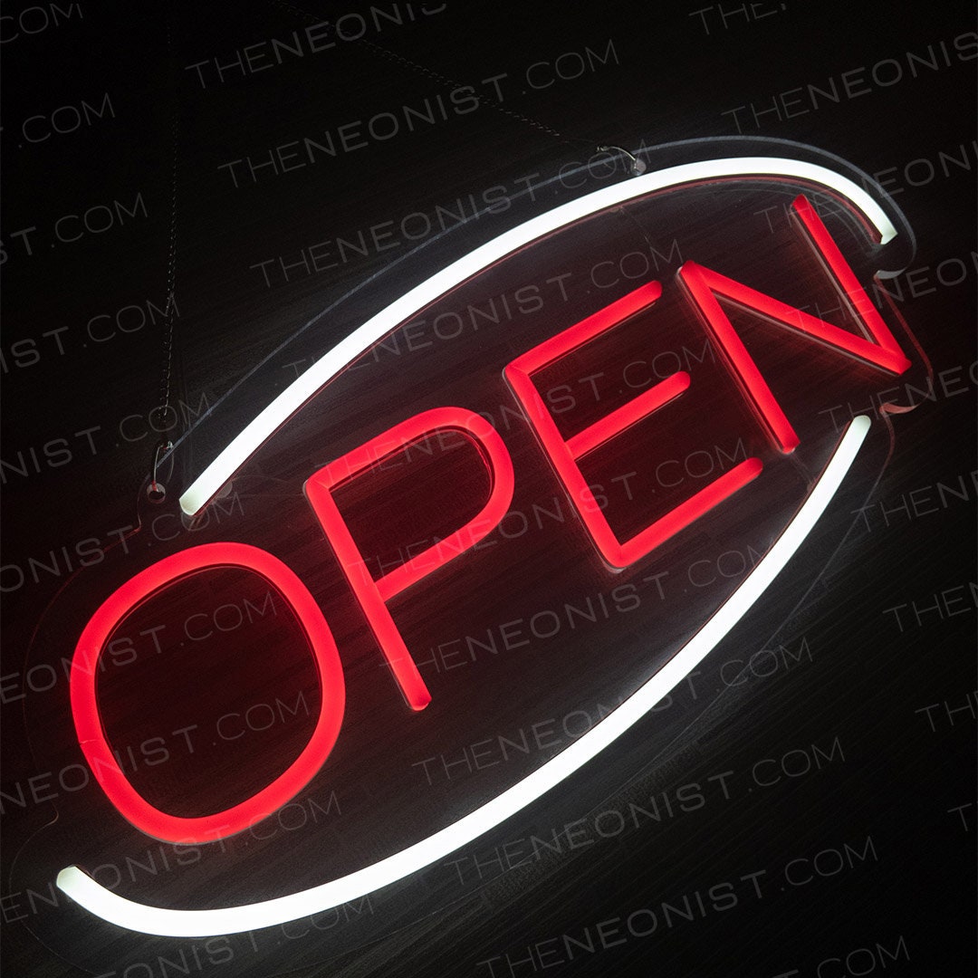 LED Neon Open Sign // Open Bar Shop Sign Neon Sign // Business Open ...