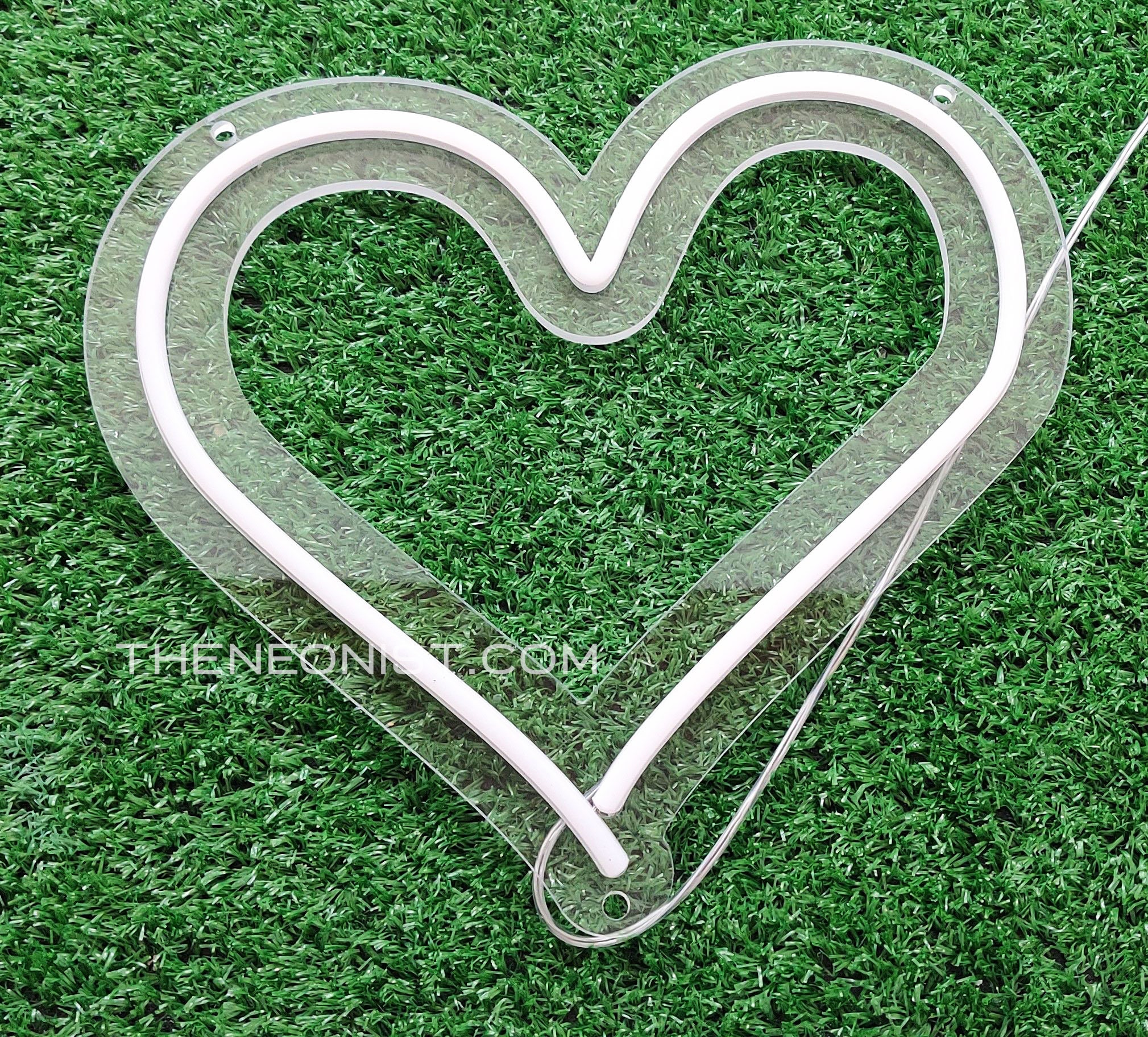 Heart LED Neon Sign // Love LED Neon Sign Wall Art Decor | Etsy