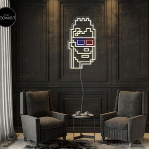 NFT Pixel Art Custom LED Neon Sign - Etsy