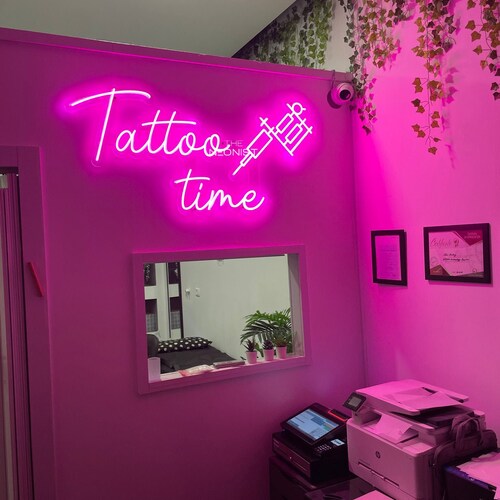 Tattoo LED Neon Sign for Your Studio Wall Art Decor - Etsy