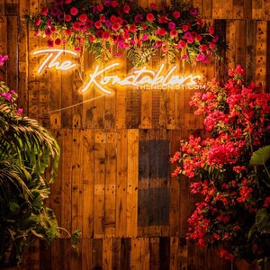 Wedding LED Neon Sign for Reception Wall Art Backdrop Decor - Etsy