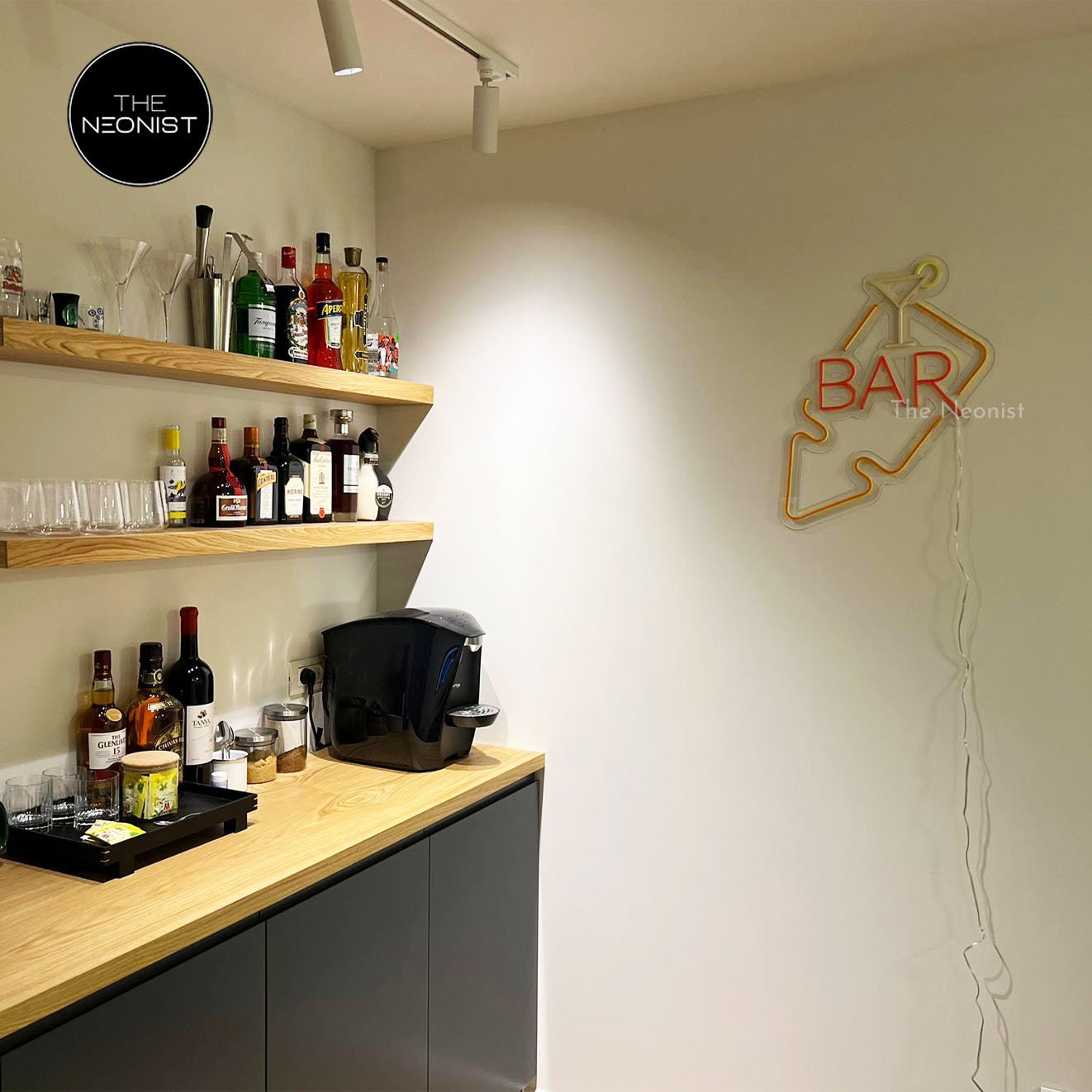 Bar Arrow Direction LED Neon Sign // Neon Sign for Bar Wall - Etsy